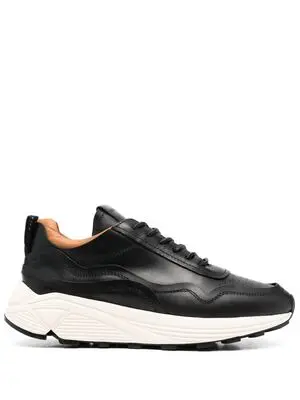BUTTERO® Piping-detail Low-top Sneakers - Black