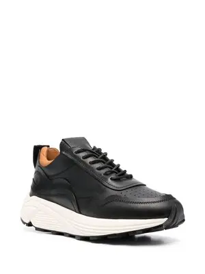 BUTTERO® Piping-detail Low-top Sneakers - Black