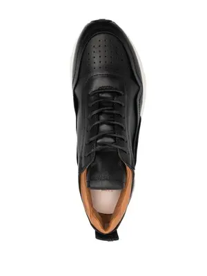 BUTTERO® Piping-detail Low-top Sneakers - Black