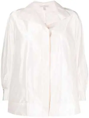Shiatzy Chen Long Sleeve Mulberry Silk Shirt