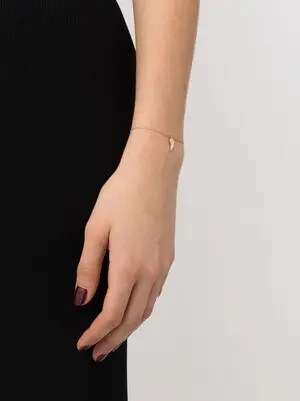 Ef Collection 14kt Rose Gold Angel Wing Diamond Bracelet