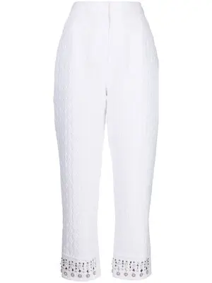 Shiatzy Chen Cropped Trousers
