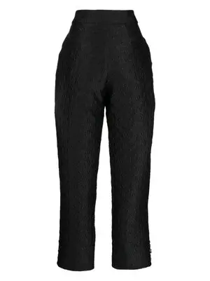 Shiatzy Chen Cropped Trousers - Black