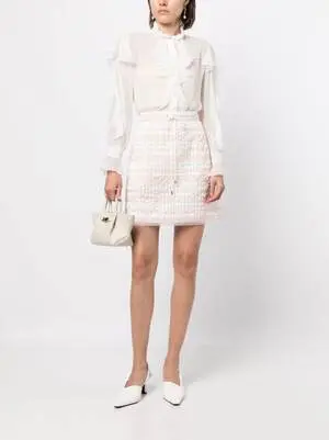 Shiatzy Chen See-through Silk Shirt