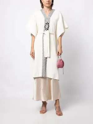 Voz Estrella Tied-waist Kaftan