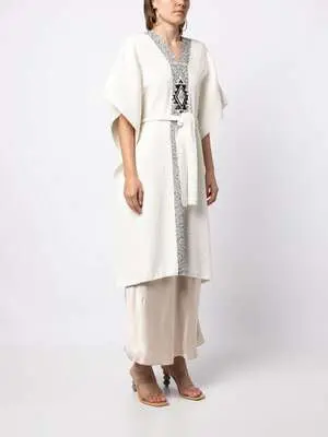 Voz Estrella Tied-waist Kaftan