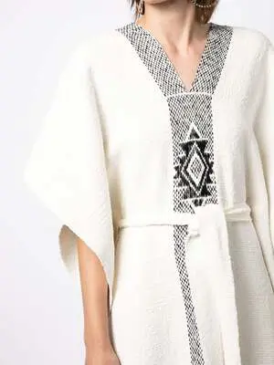 Voz Estrella Tied-waist Kaftan
