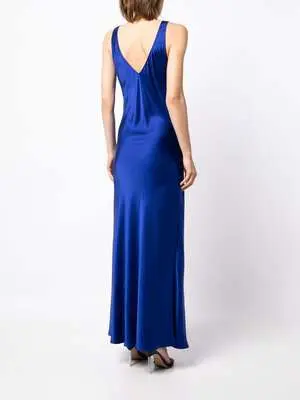 Voz Double-v Bias Dress - Blue