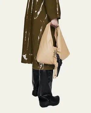 KASSL EDITIONS Anchor Small Faux-leather Shoulder Bag - Latte