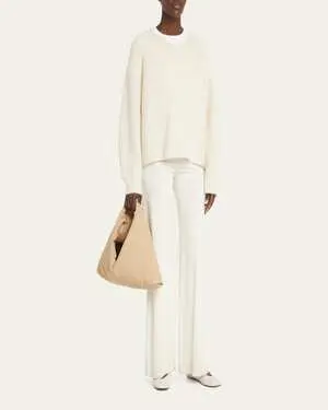 KASSL EDITIONS Anchor Small Faux-leather Shoulder Bag - Latte