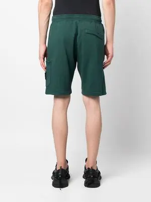 Stone Island Logo-patch Track Shorts - Green