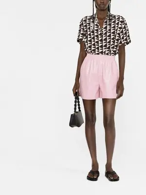 Nanushka Faux-leather Boxer Shorts