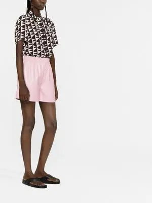 Nanushka Faux-leather Boxer Shorts