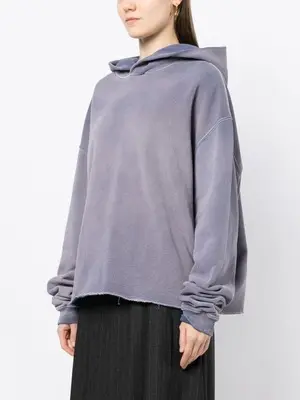 MAISON MARGIELA Washed Long-sleeved Hoodie