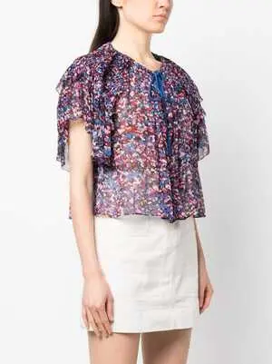 MARANT ETOILE Fapani Blouse - Pink