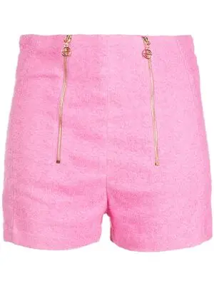 PATOU Zip-detailed Tweed Shorts