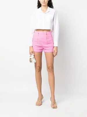 PATOU Zip-detailed Tweed Shorts