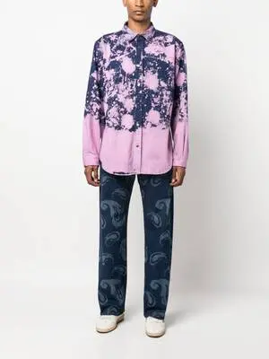 DARKPARK Bleached-effect Long-sleeve Shirt
