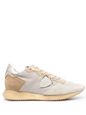 Philippe Model Suede Low-top Sneakers - Neutrals