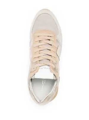 Philippe Model Suede Low-top Sneakers - Neutrals