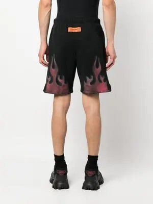 Heron Preston Flame-print Shorts