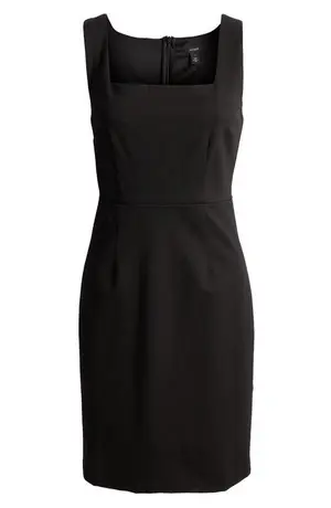 Halogen Sleeveless Sheath Dress - Rich Black