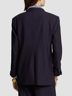 Polo Ralph Lauren Wool Blend Blazer - Navy
