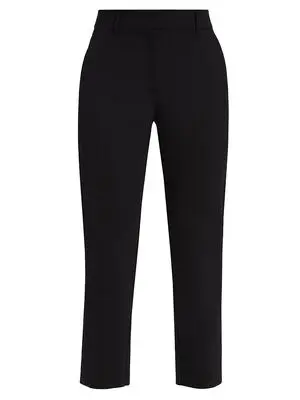 Commando Cropped Neoprene Trousers - Black