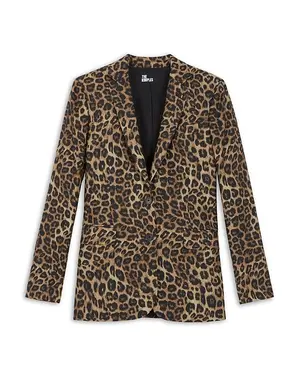 The Kooples Twill Print Blazer