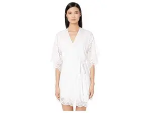 Eberjey Beatrix The Full Lace Robe Robe - White
