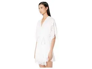 Eberjey Beatrix The Full Lace Robe Robe - White