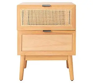 SAFAVIEH Baisley 2 Drawer Rattan Night Stand - One-color