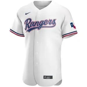 Nike Texas Rangers Home Authentic Team Logo Jersey