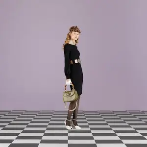 Gucci Bamboo 1947 Medium Python Bag