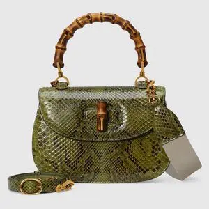 Gucci Bamboo 1947 Medium Python Bag