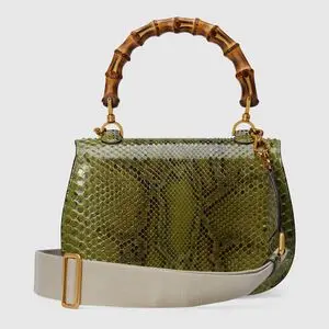 Gucci Bamboo 1947 Medium Python Bag