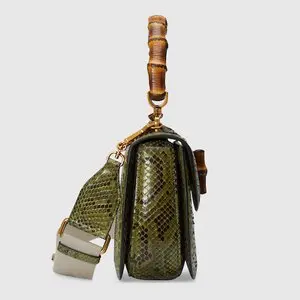 Gucci Bamboo 1947 Medium Python Bag
