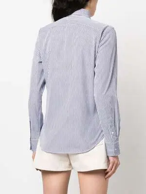 Polo Ralph Lauren Striped Cotton Shirt - Blue