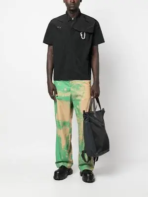 OAMC Spray-paint Effect Cotton Track Pants