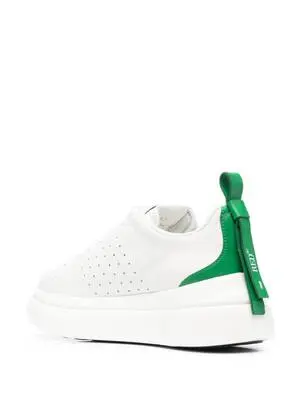 Red Valentino Bow-detail Leather Sneakers