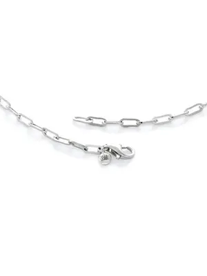 Monica Vinader Recycled Sterling Paperclip Chain Necklace