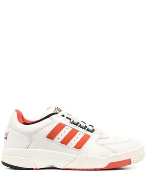Adidas Stripe-detail Leather Sneakers
