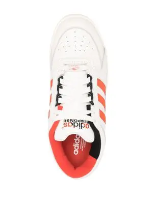 Adidas Stripe-detail Leather Sneakers