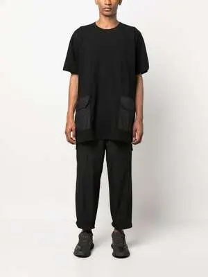 Y3 Logo-patch Short-sleeve T-shirt - Black