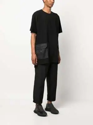 Y3 Logo-patch Short-sleeve T-shirt - Black