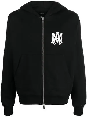 Amiri Logo-print Zip-up Hoodie