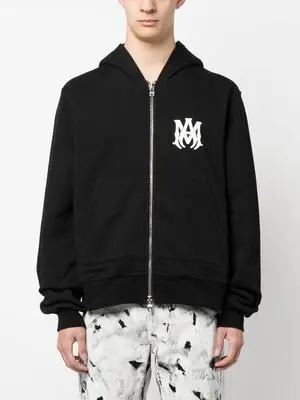 Amiri Logo-print Zip-up Hoodie