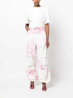 DARKPARK Tie-dye Cargo Trousers - Pink