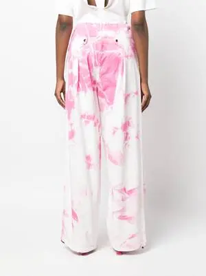 DARKPARK Tie-dye Cargo Trousers - Pink