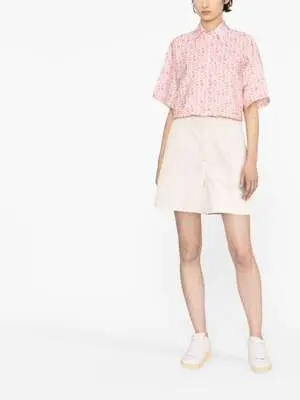 Moncler Logo-print Cropped Shirt
